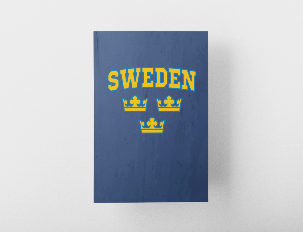 Sweden - Tre Kronor Notebook/Journal | Swedish Prints