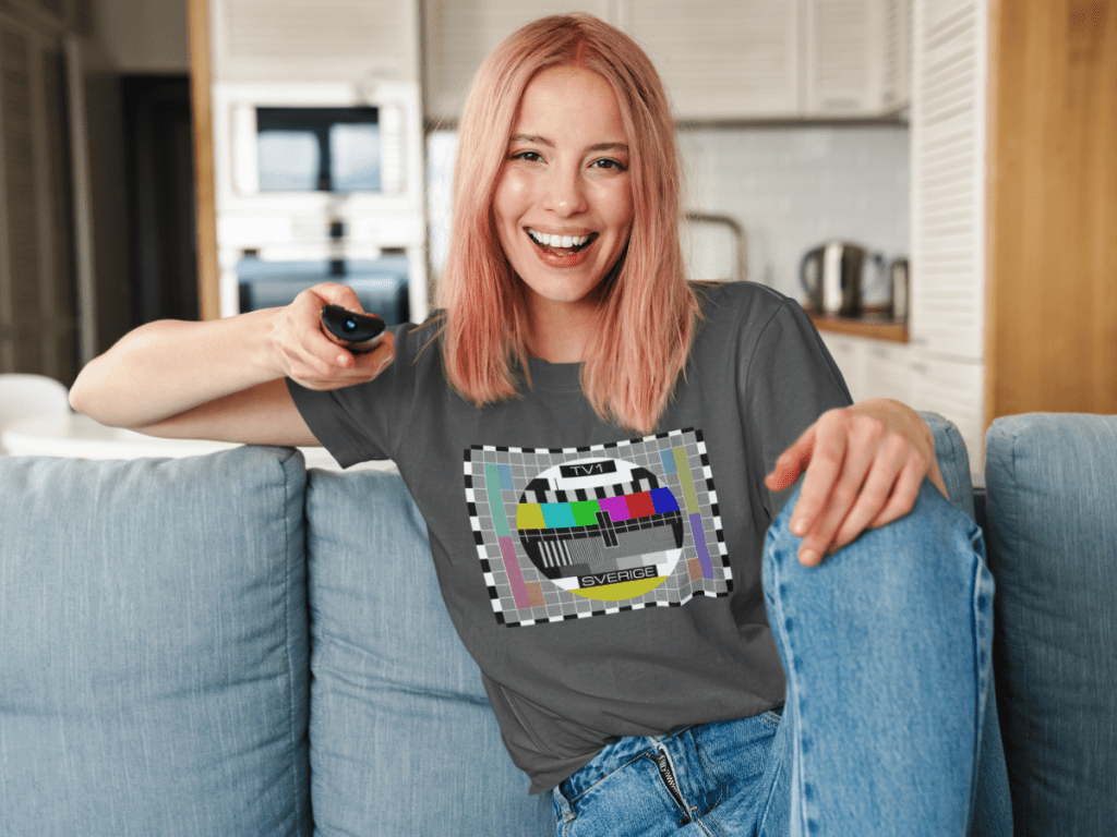 TV Test Pattern T-Shirt | Swedish Prints