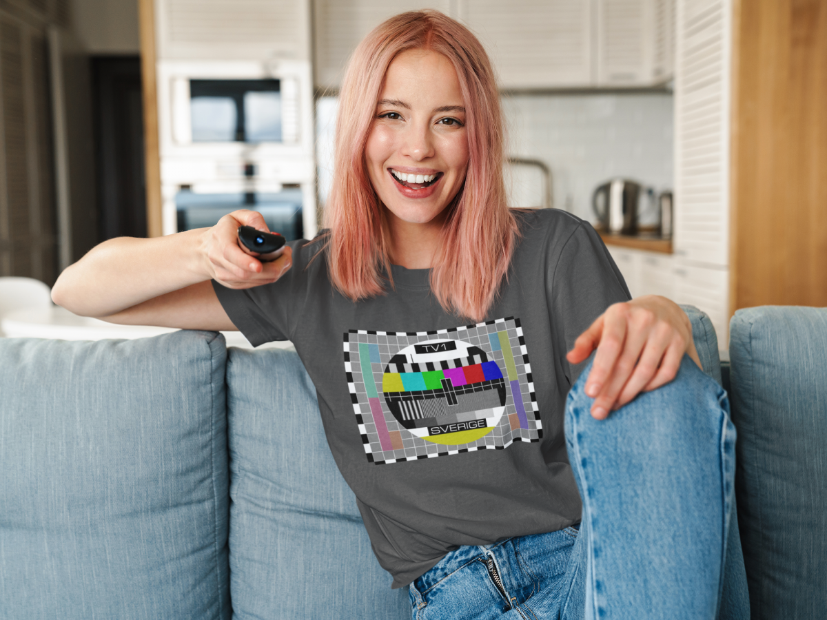 TV Test Pattern T-Shirt | Swedish Prints