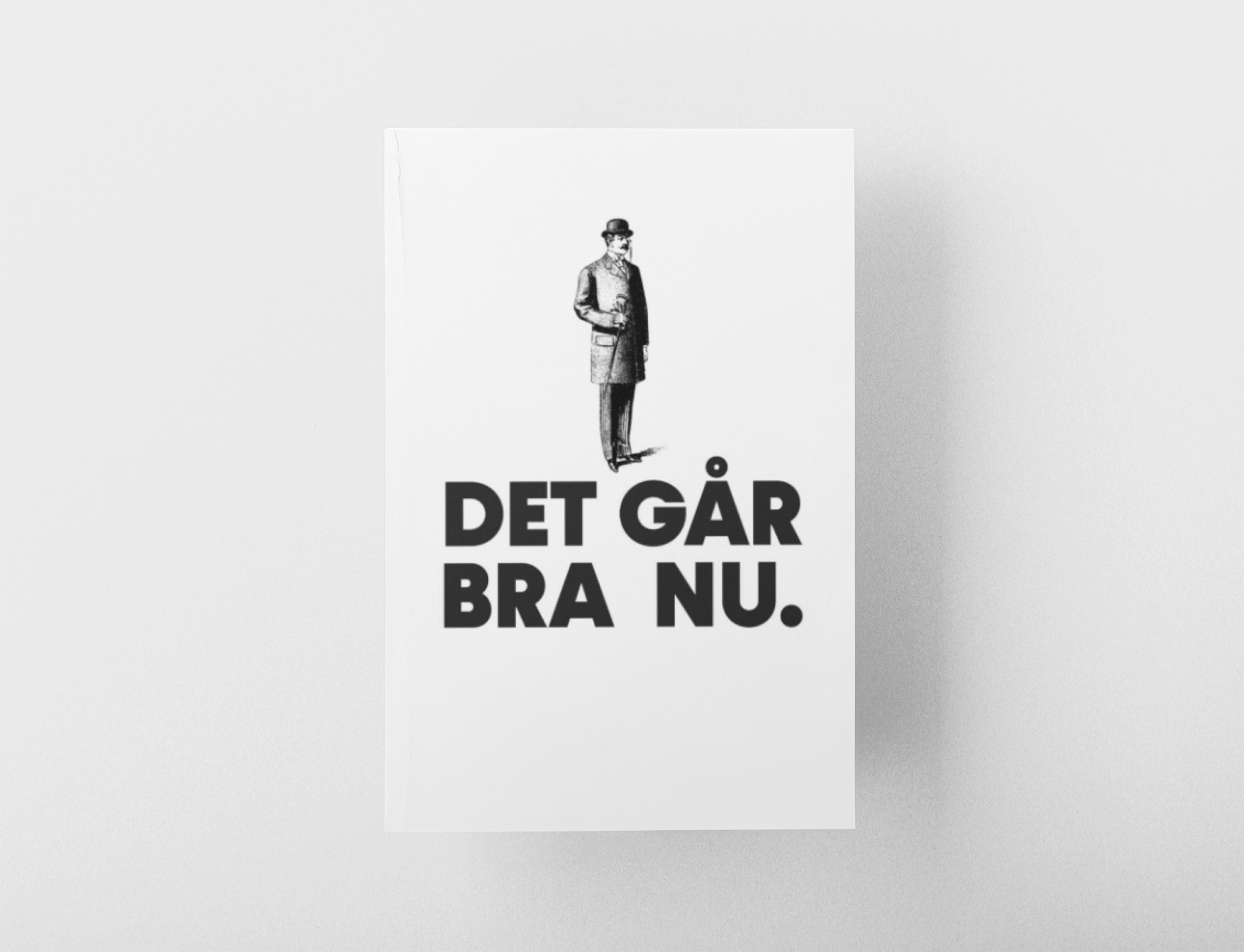 Det Går Bra Nu. Notebook/Journal | Swedish Prints