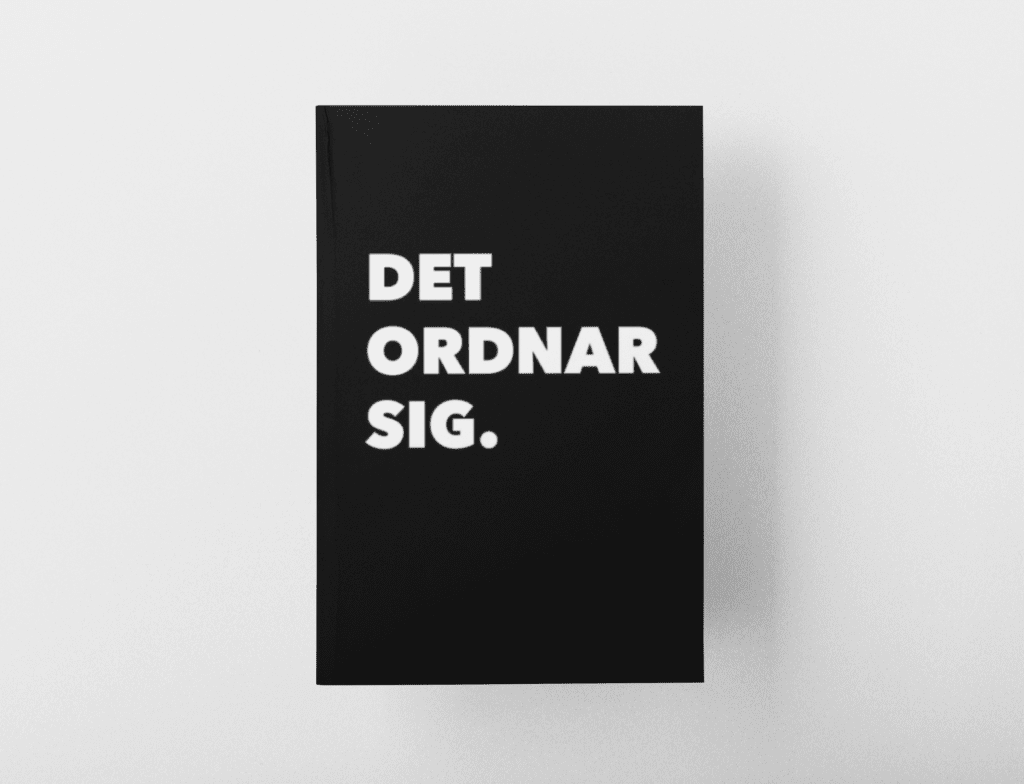 Det Ordnar Sig. Notebook/Journal | Swedish Prints
